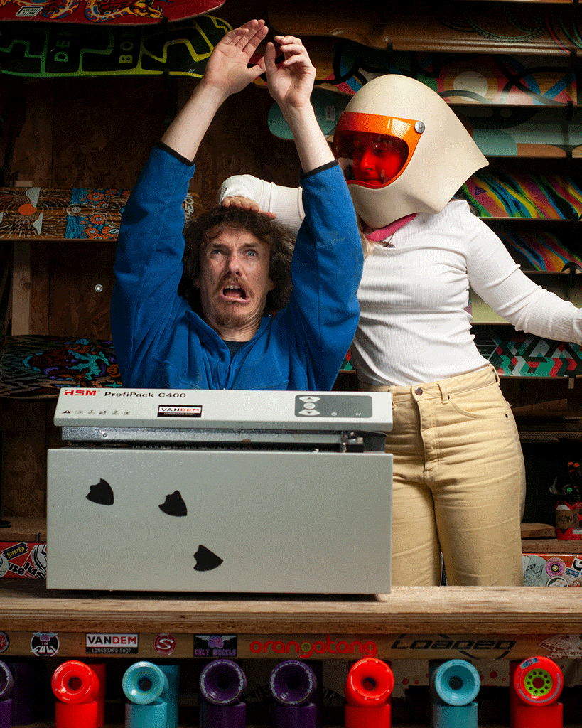 Things we've shredded this week... Cardboard. Matt. Prices.