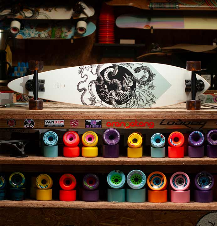 Arbor Fish 37" Bamboo 2024 Pintail Longboard
