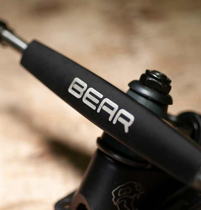 Bear Grizzly Gen 6 Longboard Truck 130mm 40° (black) | Buy Now