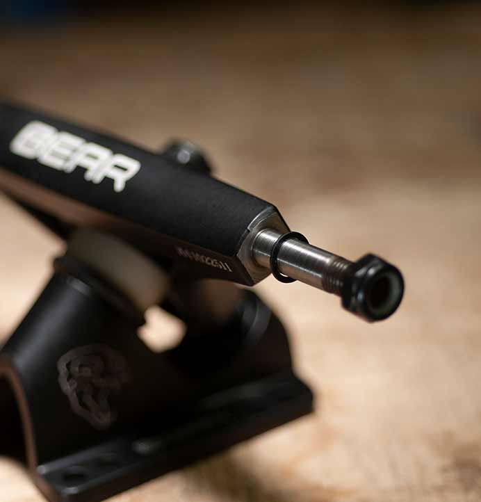 Bear Grizzly Gen 6 Longboard Truck 130mm 50° (black) | Buy Now
