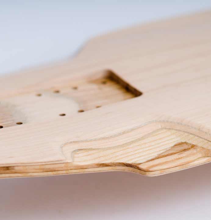 Hackbrett Longboards Schnelle Medium Freeride Deck [Free UK Shipping]