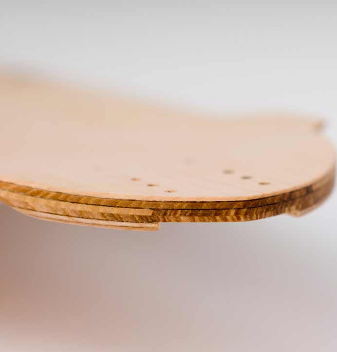 Hackbrett Longboards Schnelle Medium Freeride Deck [Free UK Shipping]