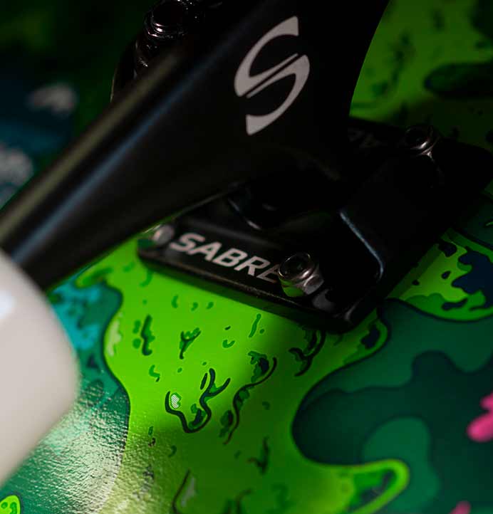 Lush Dagyr Shaped Skateboard [Free UK Shipping]