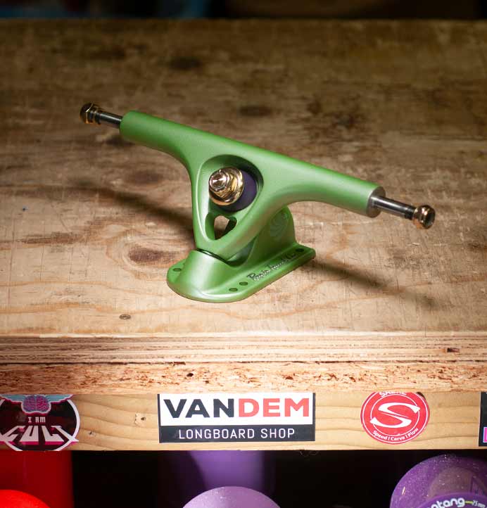 Paris V3 180mm 50° Longboard Truck - Tropic Green | Buy Now
