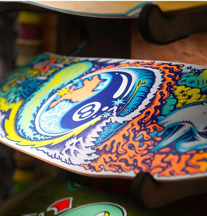 Santa Cruz Winkowski Dope Planet Shaped Deck [Free UK Shipping]