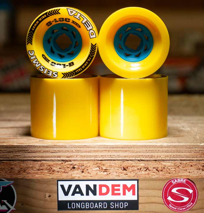 Seismic Delta 78.5mm Longboard Wheels [Free UK Shipping]