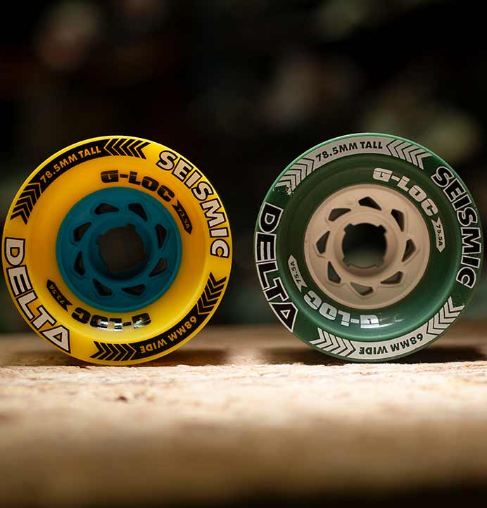 Seismic Delta 78.5mm Longboard Wheels [Free UK Shipping]