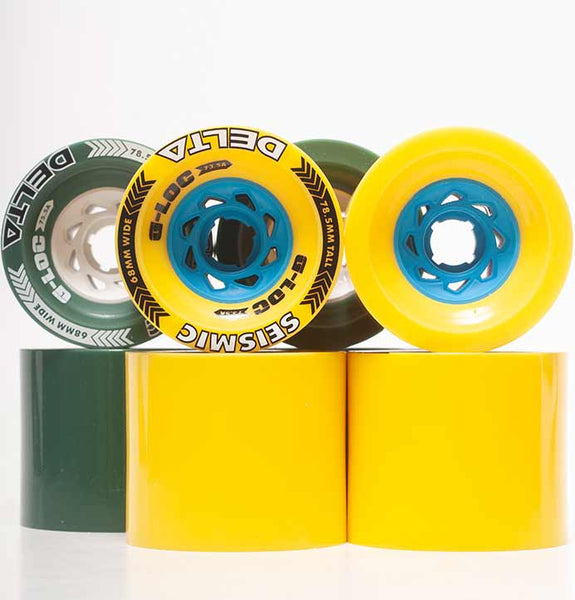 Seismic Delta 78.5mm Longboard Wheels [Free UK Shipping]