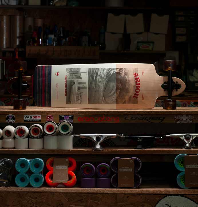 Arbor Drop Cruiser Photo Drop-through Longboard (44% Off)