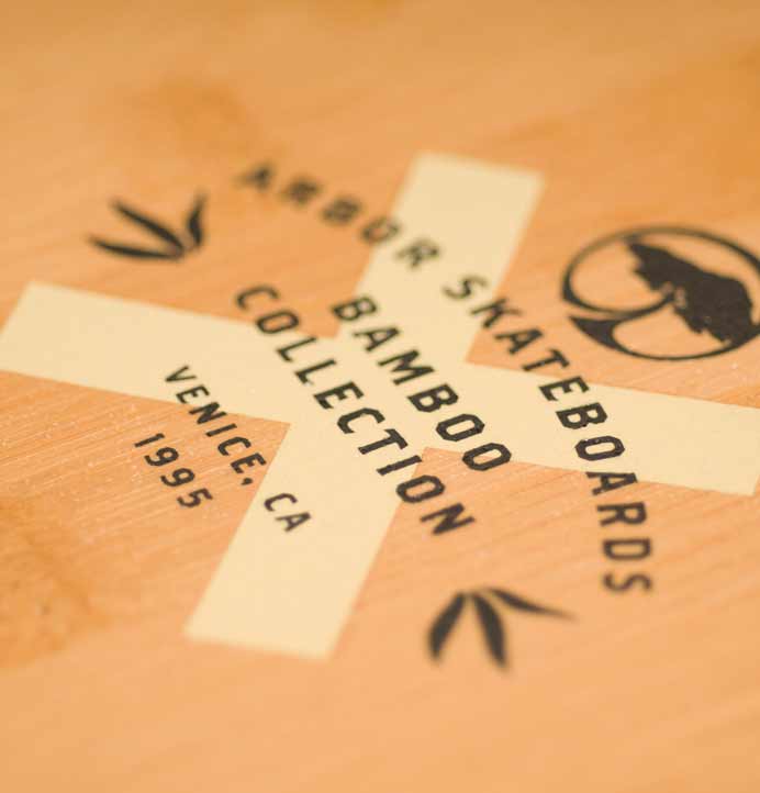 Arbor Fish 37" Bamboo Pintail Longboard