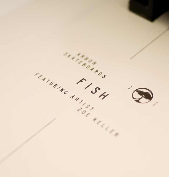 Arbor Fish 37" Bamboo Pintail Longboard