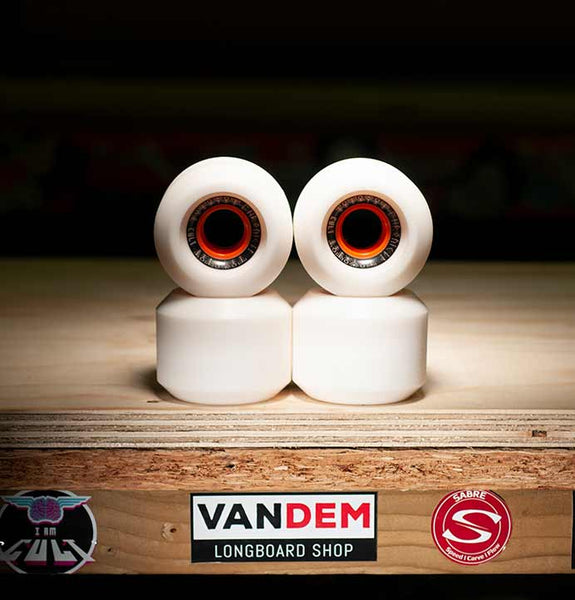 Cult Chronicle 65mm Longboard Wheels White (stoneground) | Buy Now