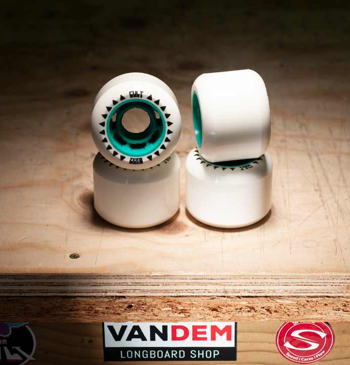 Cult Zero 60mm Skateboard Wheels White 101a | Buy Now