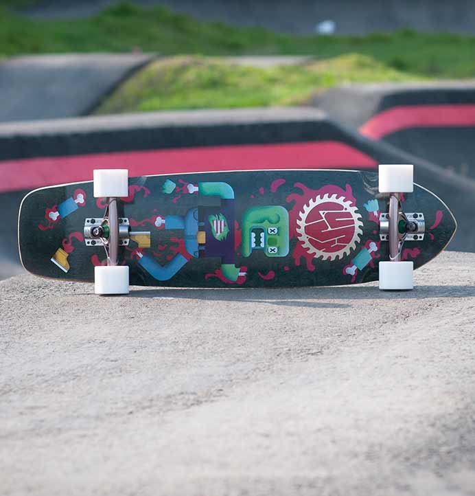 Lush Longboards Throttle Short Longboard [Free UK Shipping]